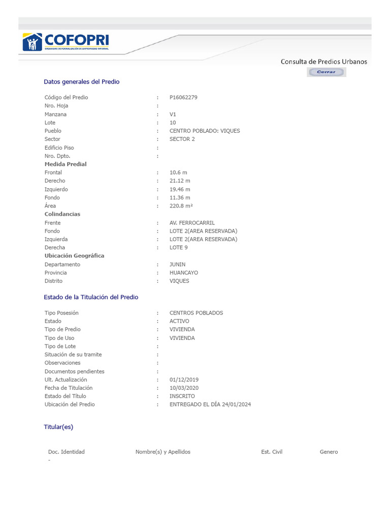 Predio 916062279 | PDF