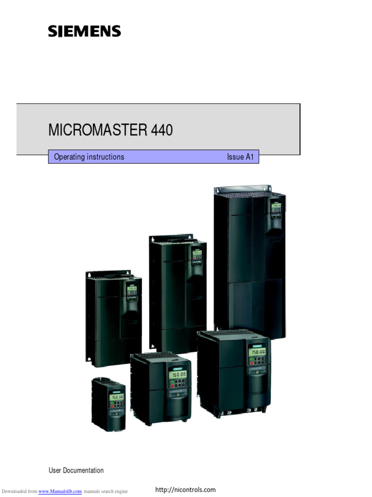 Micromaster 440 Series | PDF | Power Supply | Power Inverter