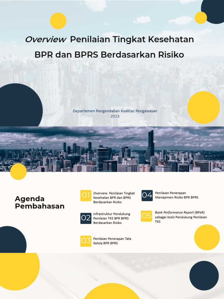 1. Materi ToT - Overview Penilaian TKS BPR BPRS | PDF