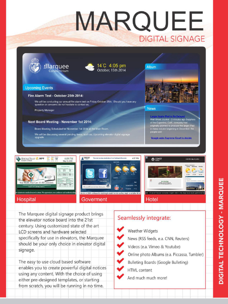 Marquee Digital Signage | PDF