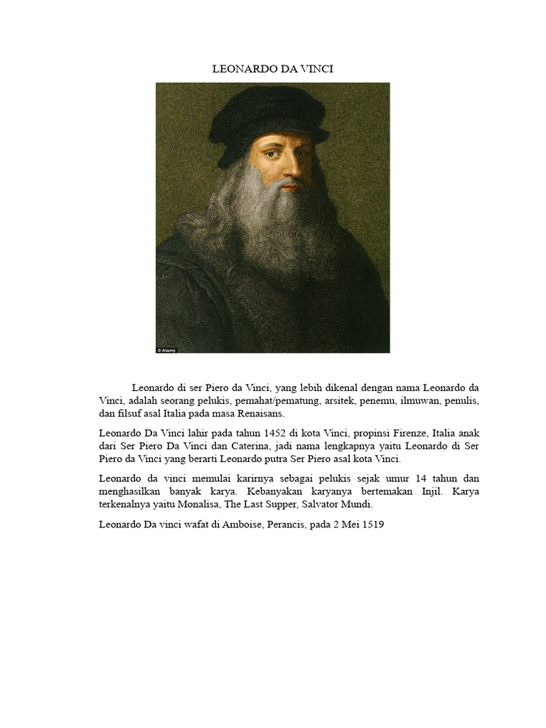 Leonardo Da Vinci | PDF