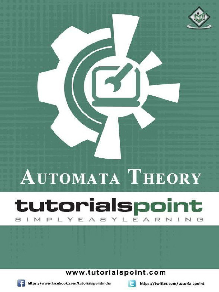 Automata Theory Tutorial Pdf Theory Of Computation Theoretical Computer Science