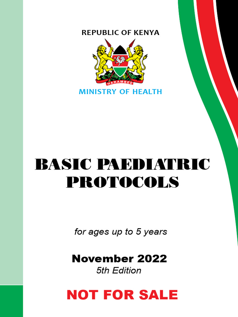 Kenya Basic Pediatric Protocol 2022 | PDF | Pneumonia | Diarrhea