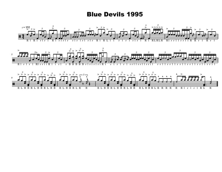 Blue Devils 1995 | PDF