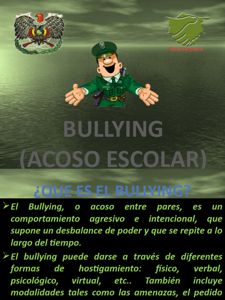Entendiendo el Bullying Escolar | PDF | Agresión | Intimidación