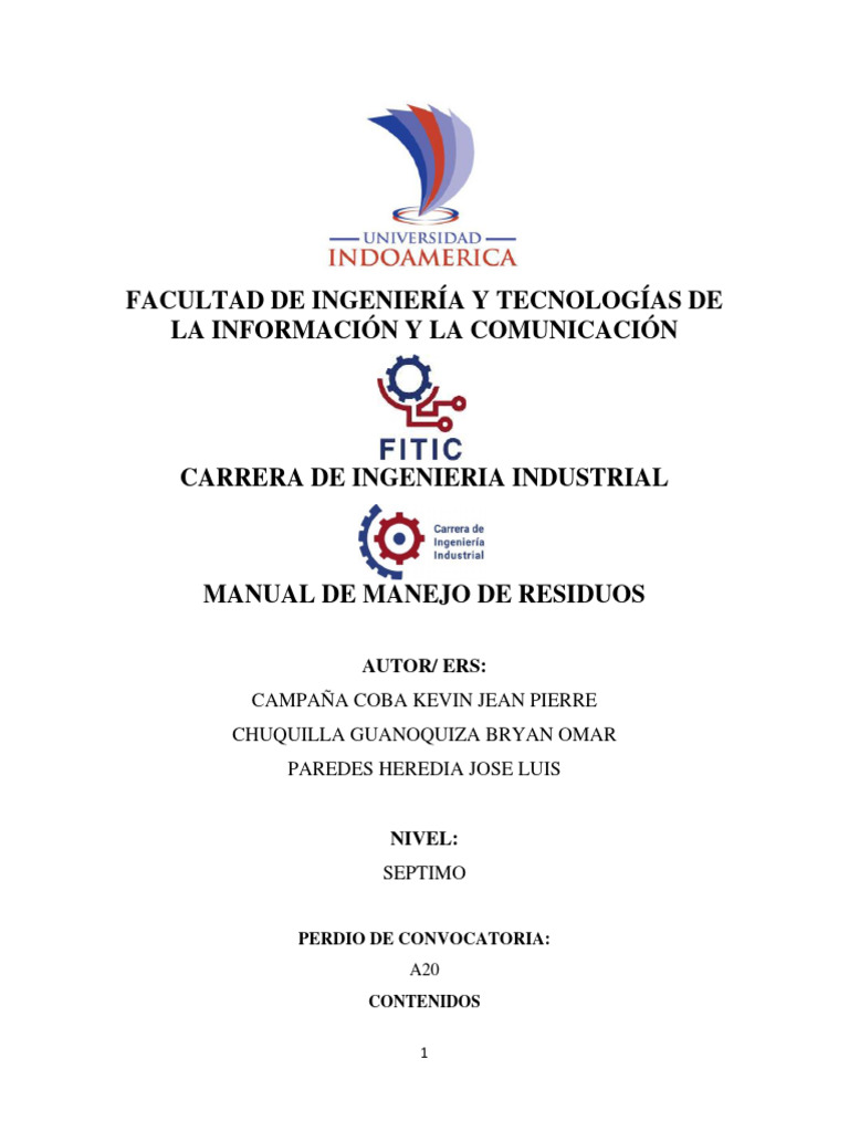 OBS-Manual de Manejo de Resisduos | PDF | Residuos | Compost