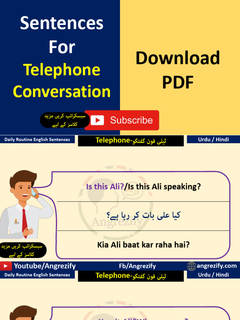 Telephone | PDF | Linguistics | Dialectology