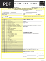 Radiology Request Form - CDR | PDF | Radiology | Clinical Medicine