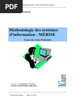 Méthode D Analyse MERISE (MCC-MCT-MOT-MCD-MLD) Cours Exercices Avec ...