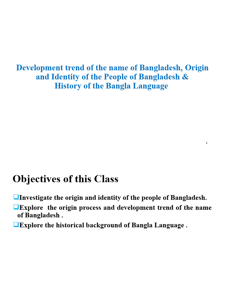 Bangladesh: Name and Language Origins | PDF | Languages Of India ...