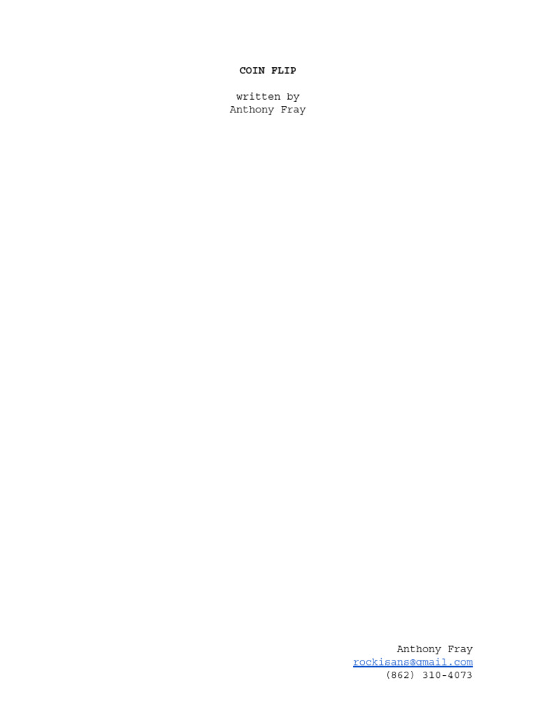 Coin Flip - Script | PDF