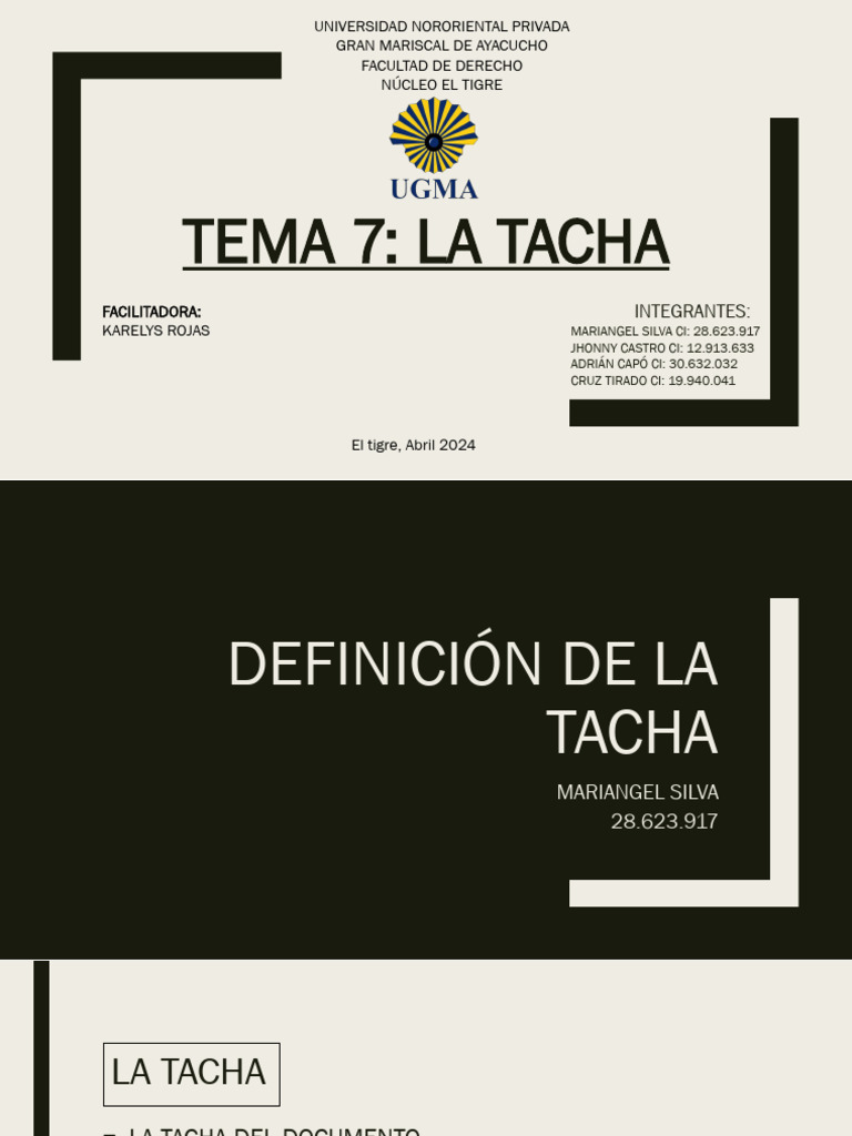 Diapositivas La Tacha | PDF | Procedimiento Civil | Justicia
