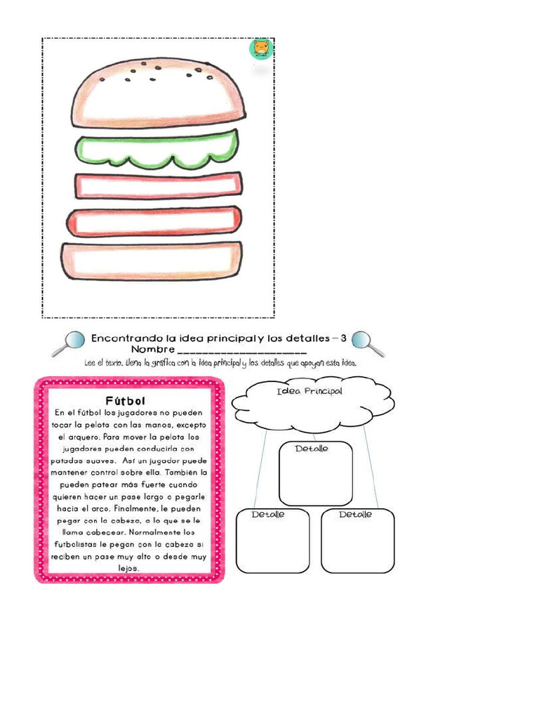 Activicdades Idea Principal y Detalles | PDF