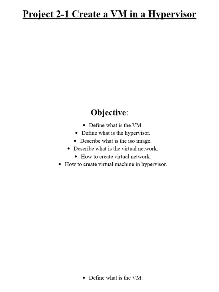 VM & Hypervisor Basics Guide | PDF