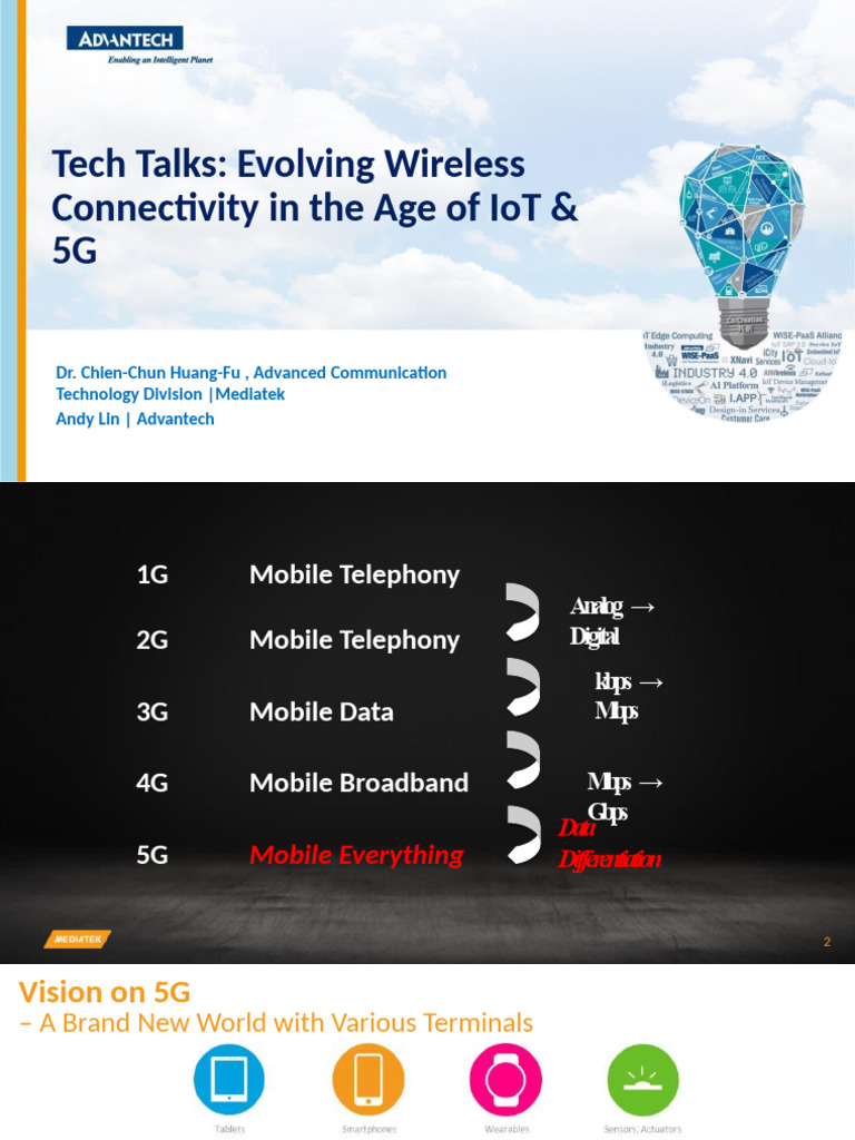 08 - Tech Talks - Evolving Wireless Connectivity in The Age of IoT 5G - JJ | PDF | Internet Of ...