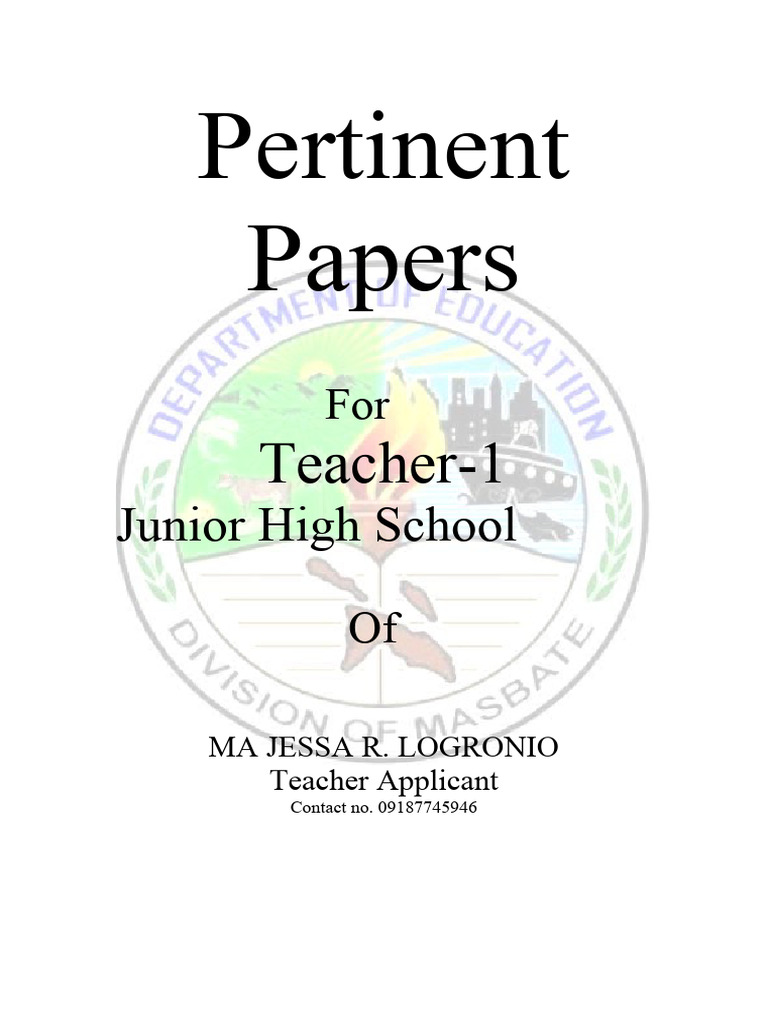 Pertinent Papers | PDF