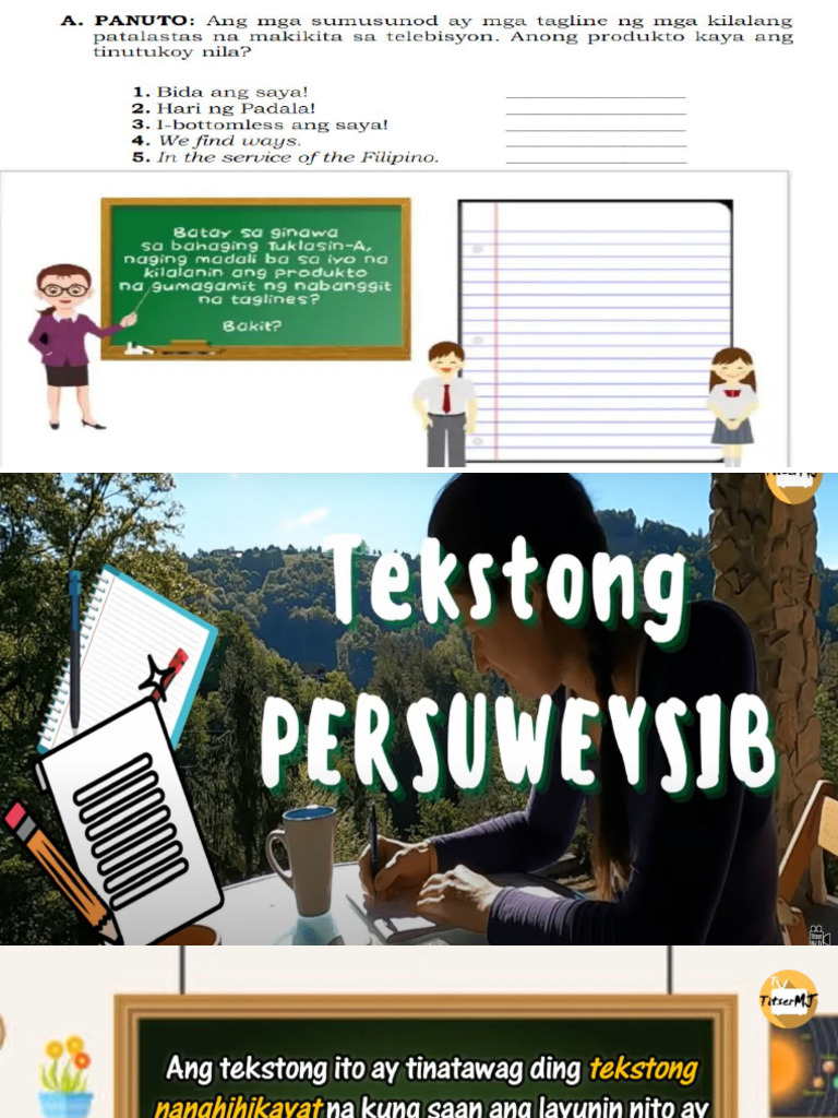 Tekstong Persuweysib | PDF