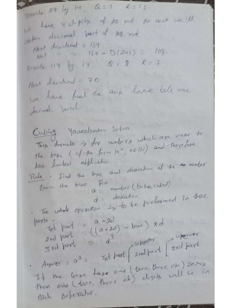 Cube and Fraction Addition | PDF