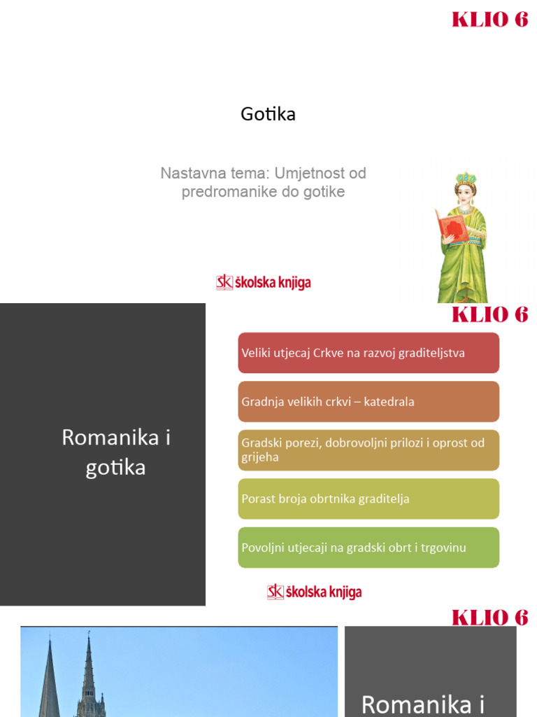 Klio 6 - PPT - 10.2. Gotika | PDF