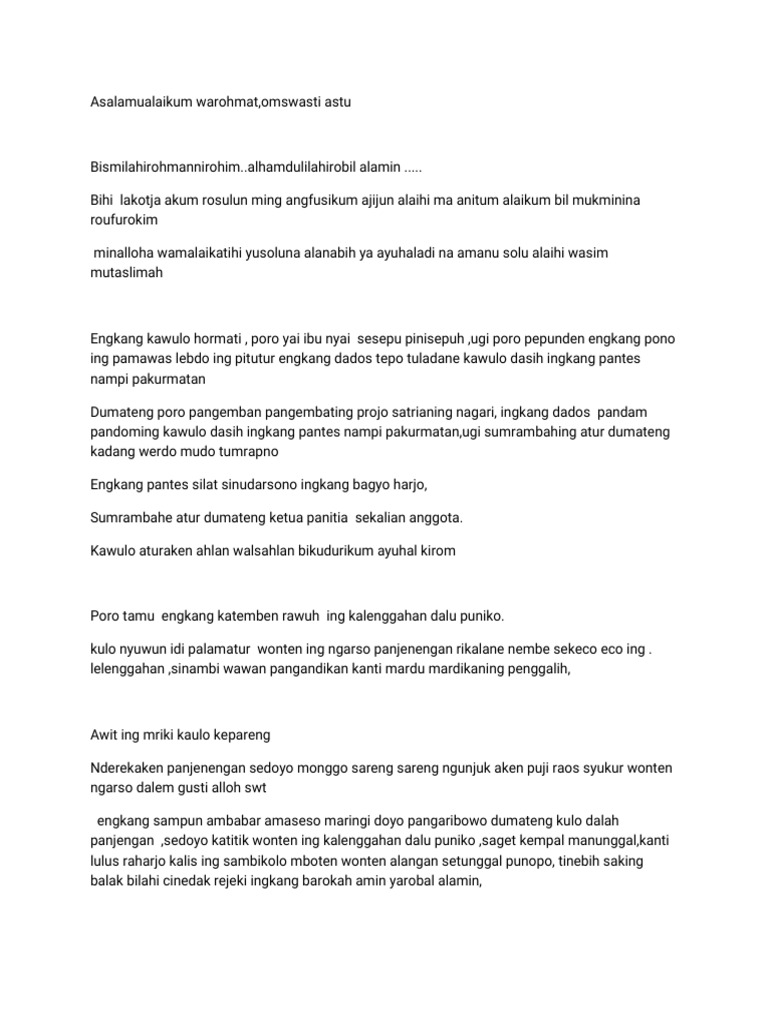 MC Isra Mi'raj | PDF