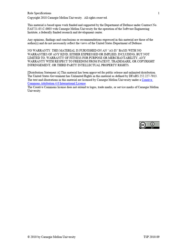 Roles | PDF | Leadership | Goal