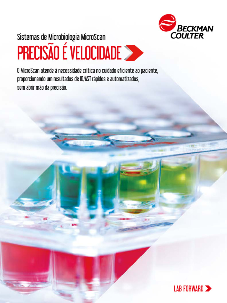 MicroScan: Precisão e Velocidade em ID/AST | PDF | Automação | Hospital