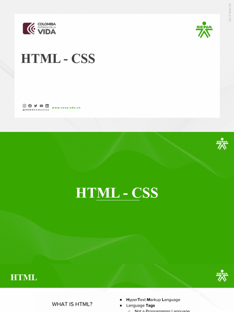HTML - CSS | PDF