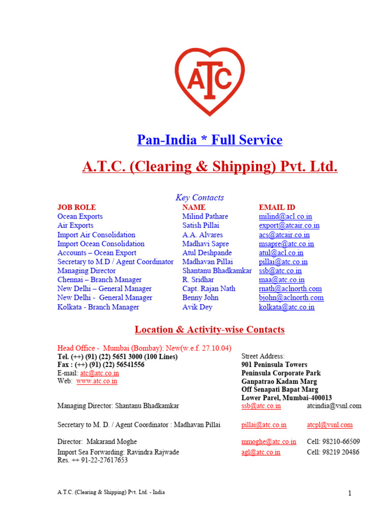 Atc Directory | PDF | Service Industries | Telecommunications