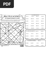 Rompecabezas de Multiplicaciones para Colorear | PDF