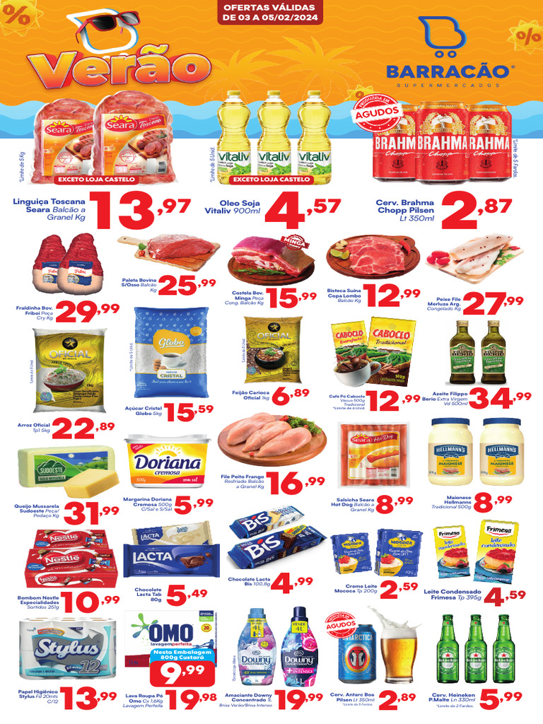 Folheto Ofertas - Barracão Supermercados | PDF | Alimentos
