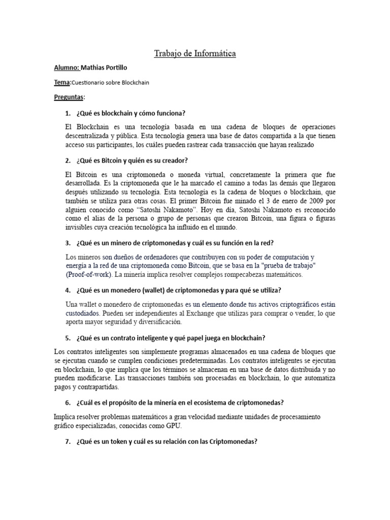 Inform Á Tica | Descargar gratis PDF | Criptomoneda | Informática