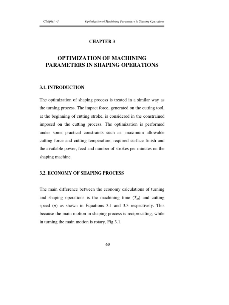 3 Shaping | PDF | Machining | Mechanics