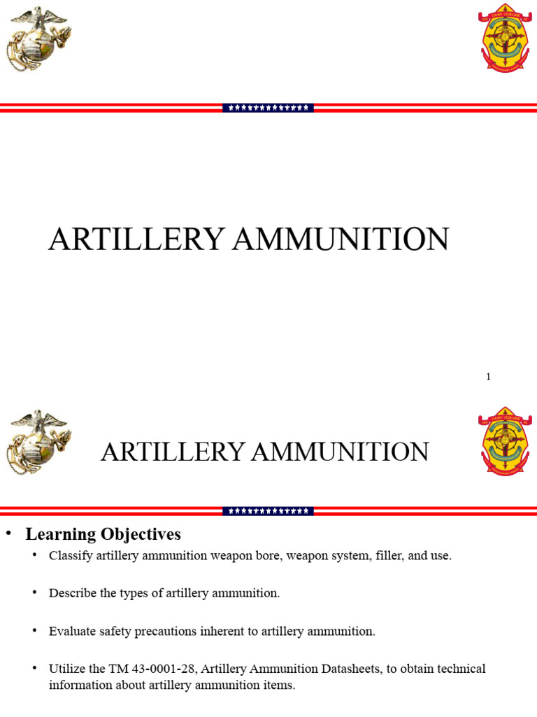 Artillery Ammunition Classifications | PDF | Shell (Projectile ...
