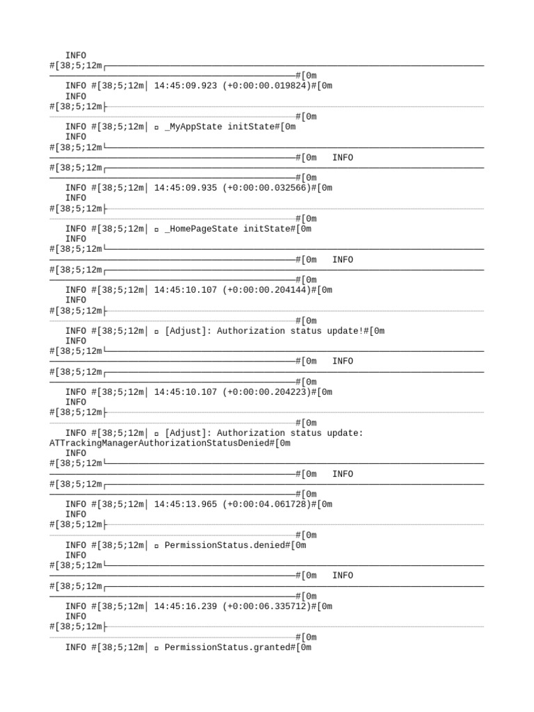 Ws Log | PDF