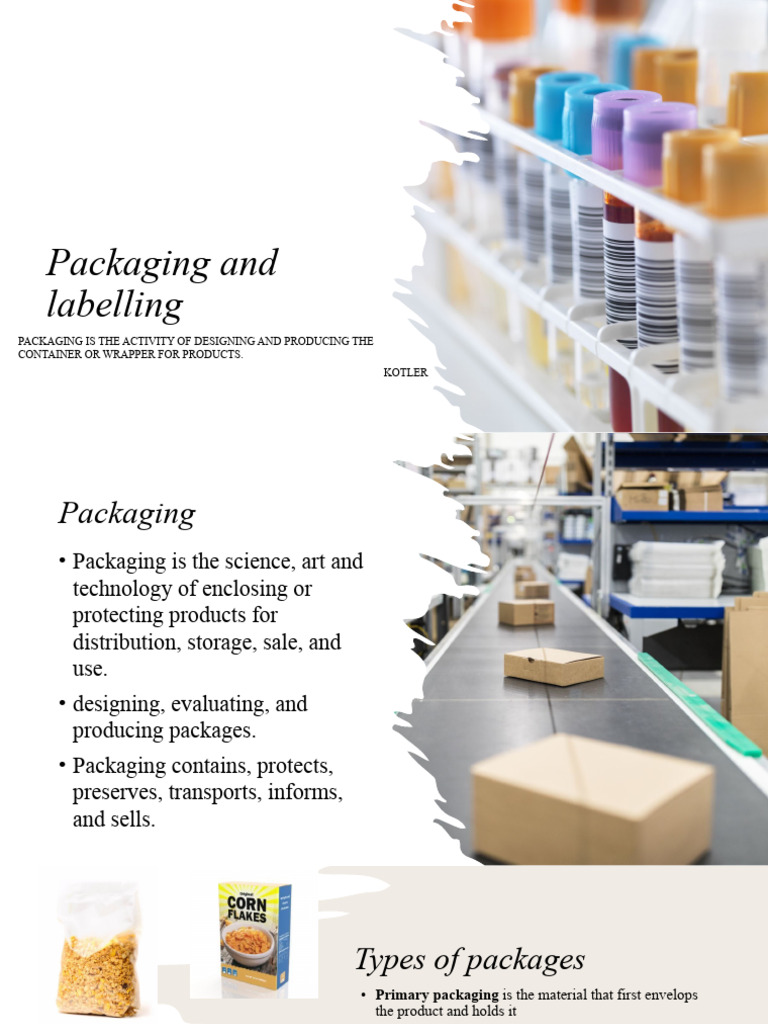 Packaging and Labelling | PDF | Packaging And Labeling | Industrial Processes