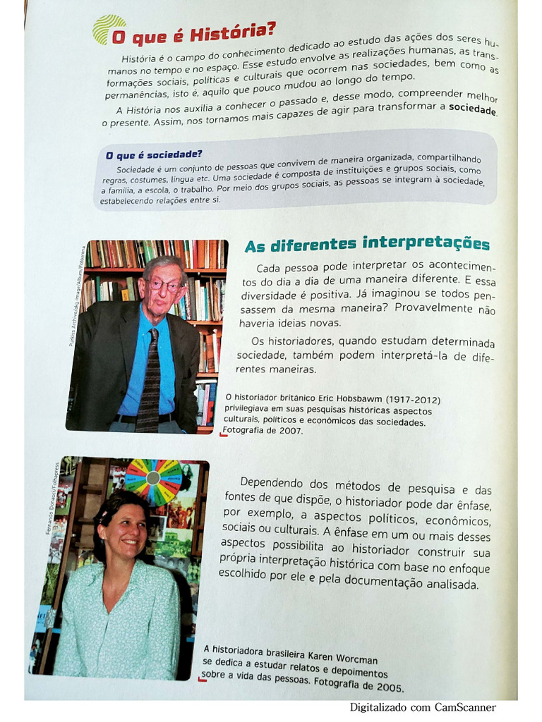 Livro de Historia - 6ano - 1 Capitulo | PDF