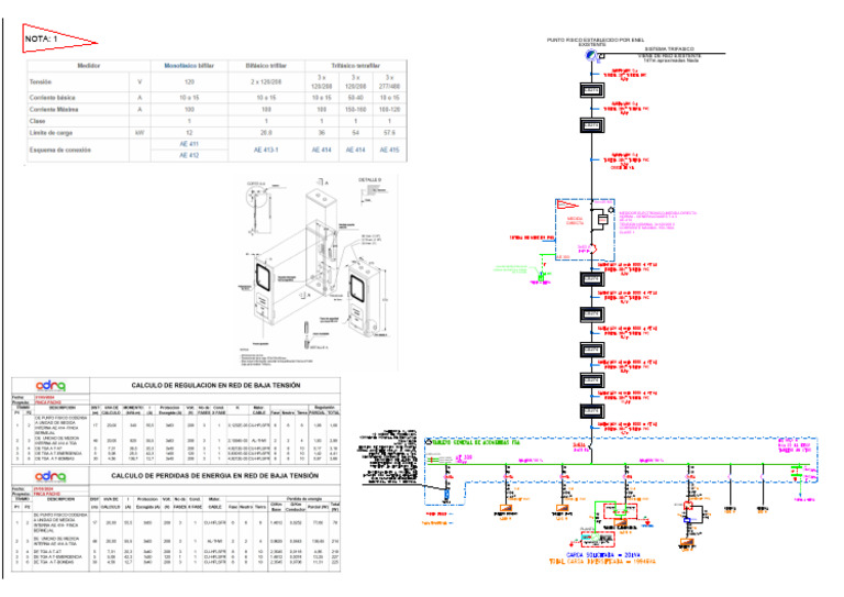Diagrama Unifilar v3-PRESENTACION | PDF | Equipo | Cable