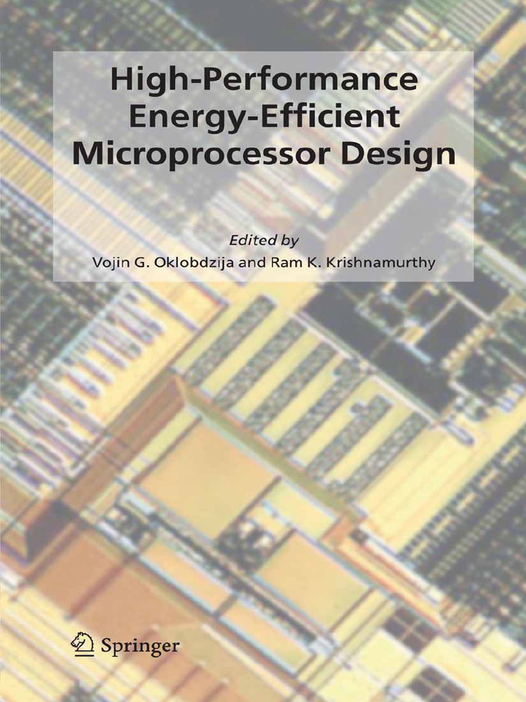 Energy-Efficient Microprocessor Design | PDF | Central Processing Unit | System On A Chip