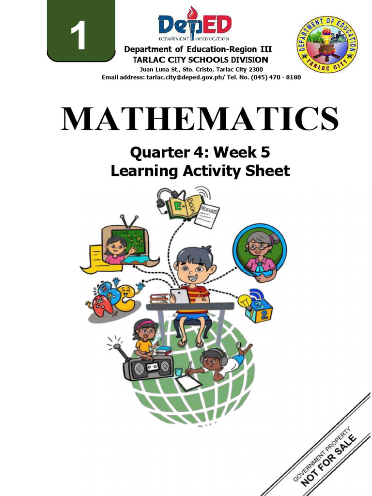 Q4 Wk-no.5-LAS Math1 Enhanced | PDF