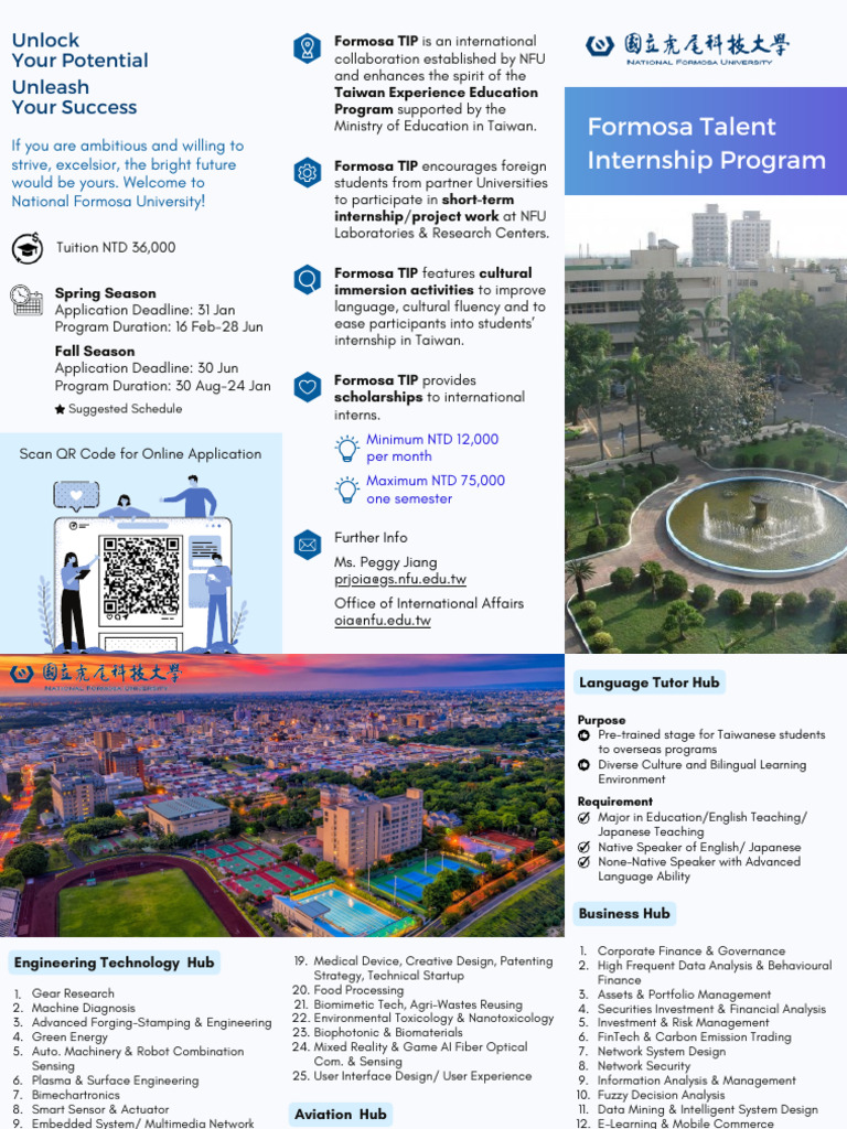 Global Internships at NFU | PDF | Unmanned Aerial Vehicle | Artificial Intelligence