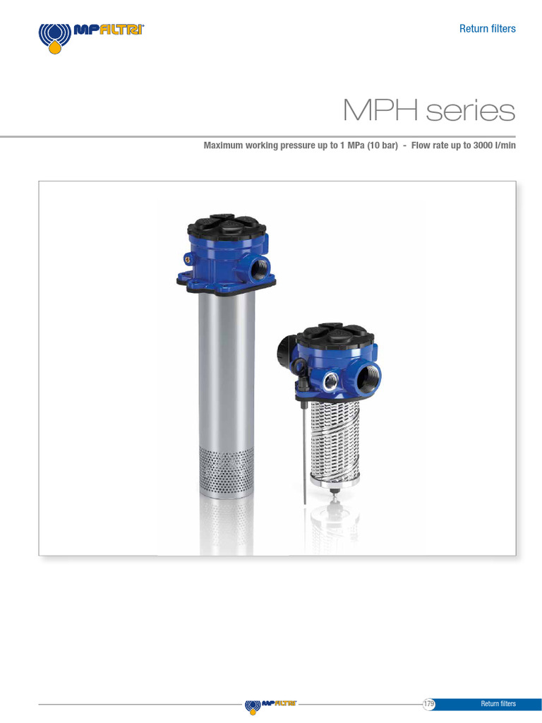 Mpfiltri MPH | PDF | Filtration | Petroleum Reservoir