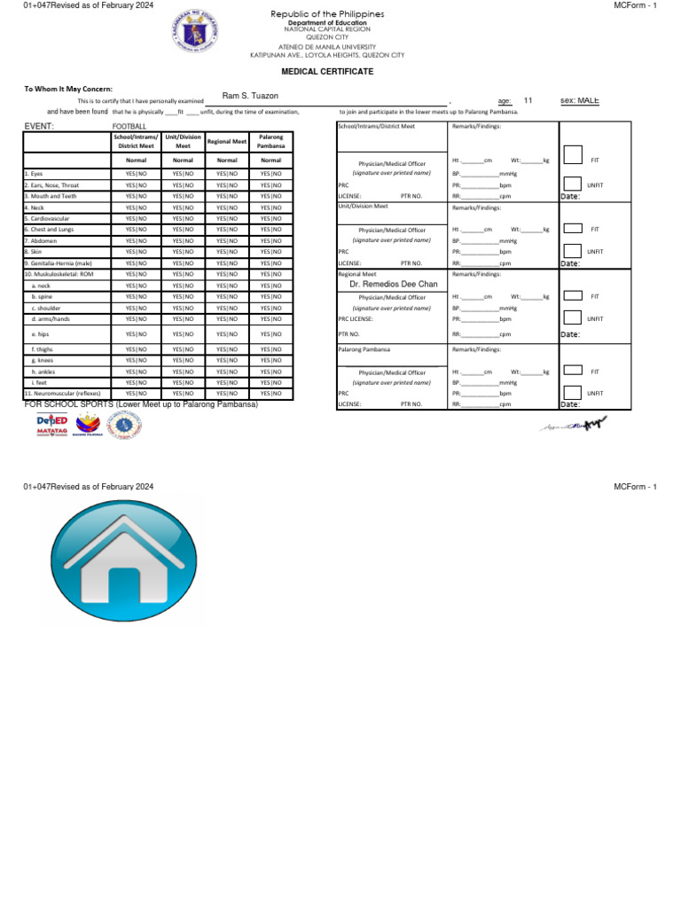 Medical 1910200 makati | PDF