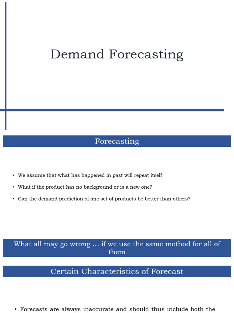 Lecture 7-9 | PDF | Forecasting | Seasonality