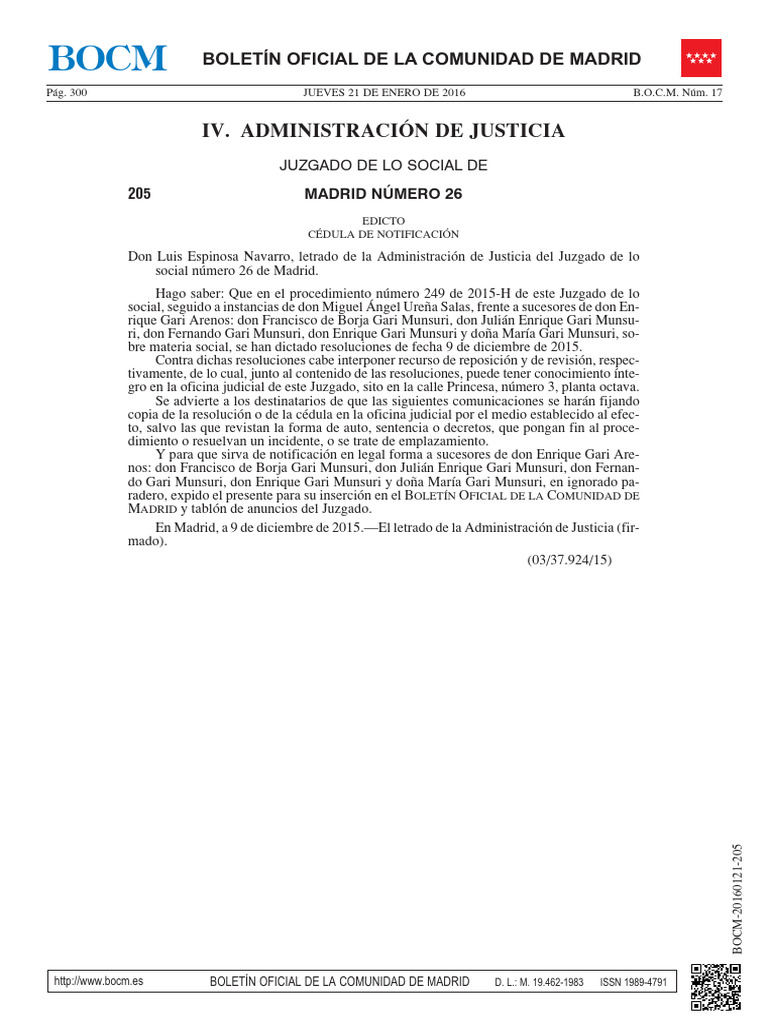 Herencia Hermanos Gari Munsuri DEUDA 400 EUROS | PDF | Ley ...