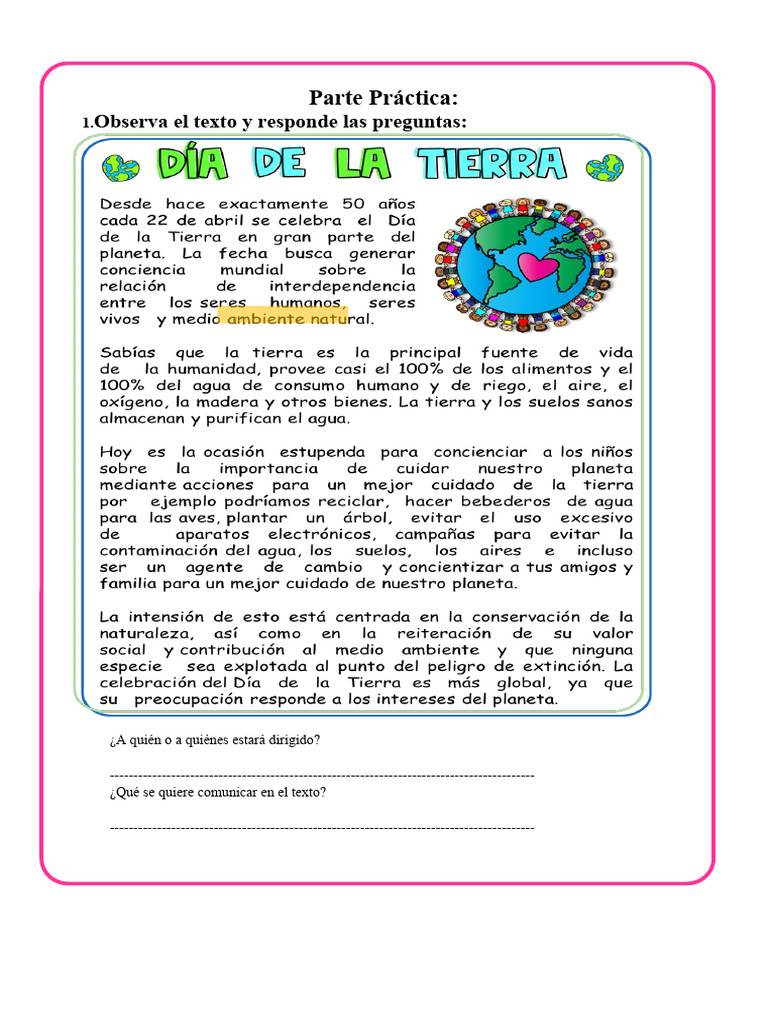 Dia de La Tierra | PDF