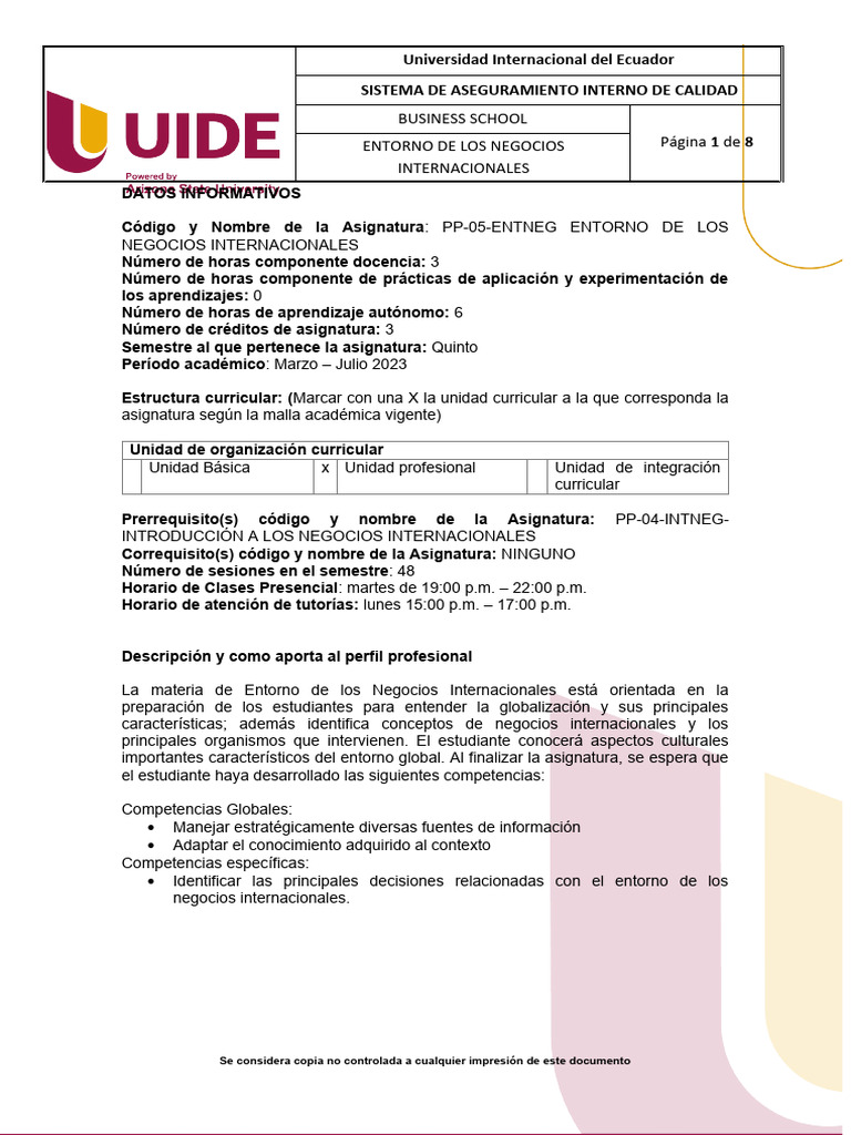 Ga Bs Ni Q Pre S 20230214 D Entorno de Los Negocios Internacionales ...