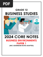 Chapter 6 Business Studies Grade 12 Notes On CSR and Csi | PDF ...