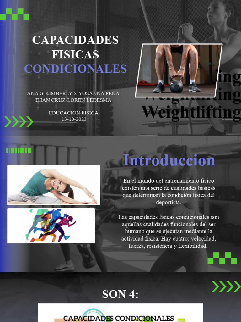Capacidades Condicionales | PDF | Flexibilidad (anatomía) | Fuerza