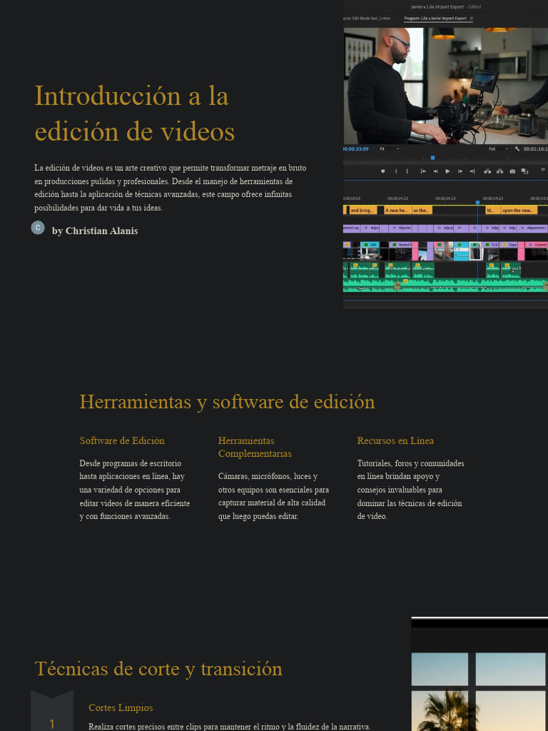Intro A La Edicion de Video | PDF | Ritmo | Informática