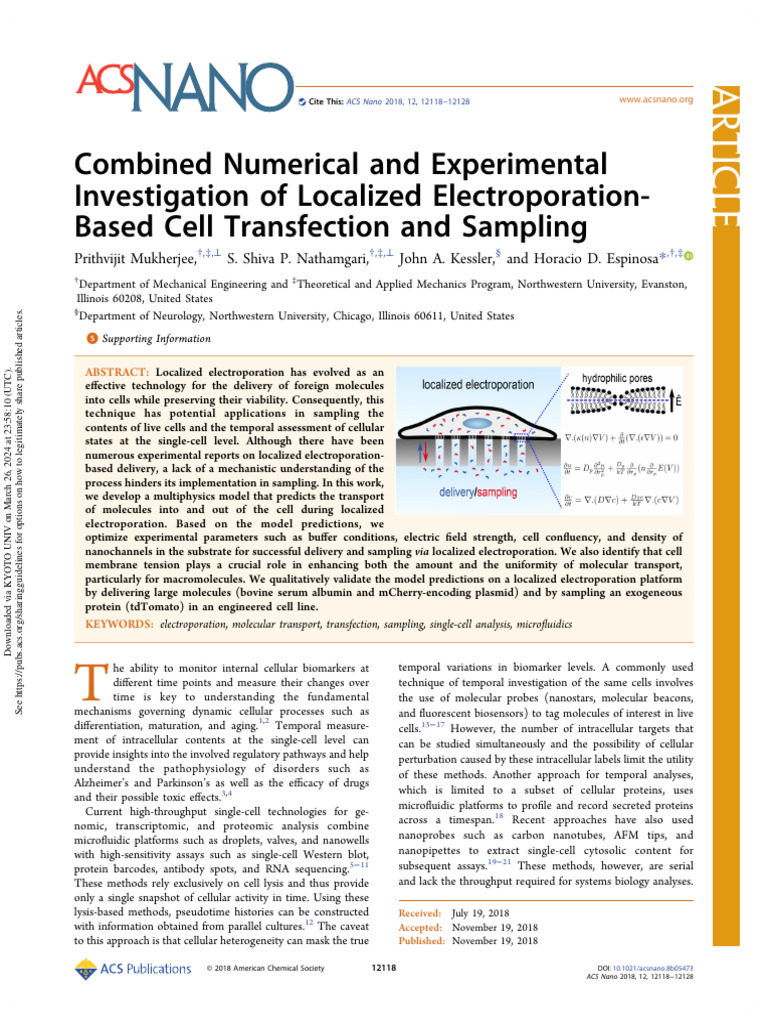A Microfl Uidic Hydrogel Capable of Cell Preservation Without Perfusion Culture Under Cell-Based ...